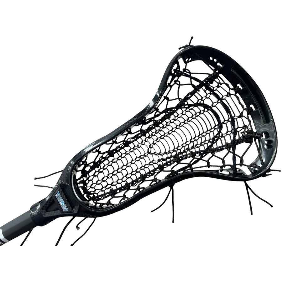 Custom Gait Apex 2 Women's Lacrosse Stick with Valkyrie Pocket All Bla ...